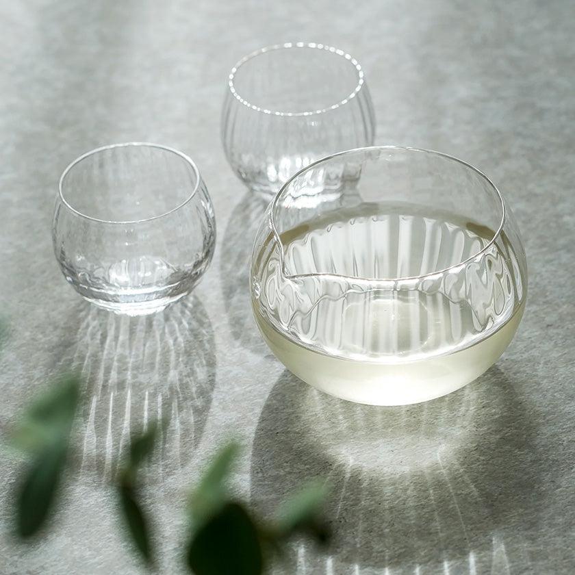 [Glass] Mai Sake Set | Edo Cut Glass | KIMOTO GLASSWARE ｜Made in Japan ...