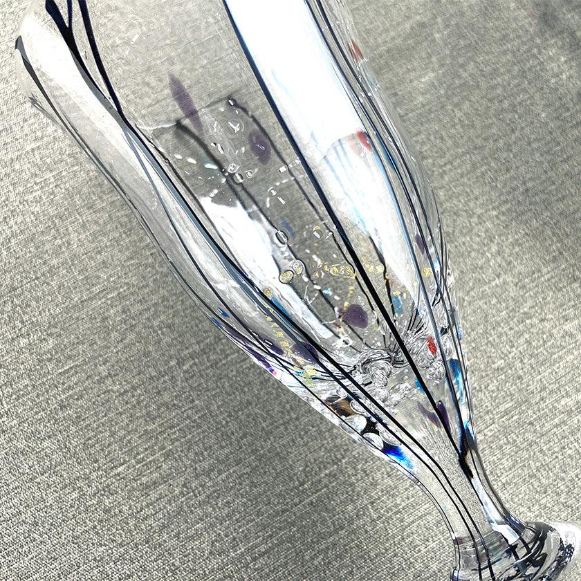 [WINE GLASS SET] 2 PIECES GEN | SUN GLASS STUDIO KYOTO | GLASSWORK ...