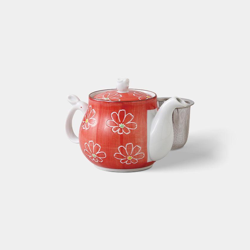 [POT] RED FLOWER MS | HASAMI WARES| SAIKAI TOKI ｜Made in Japan products ...