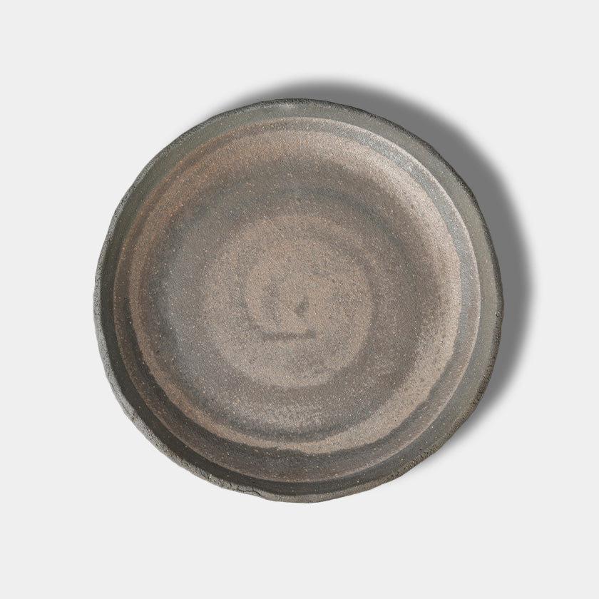 [PLATE] STONEWARE ROUND PLATE | SETO WARE | SEKKI SHINGO TAKEUCHI ｜Made ...