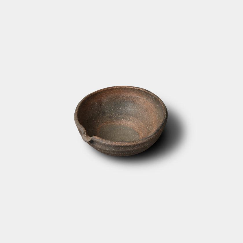 [SAKE BOTTLE] STONEWARE SAKE BOTTLE BOWL | SETO WARE | SEKKI SHINGO ...