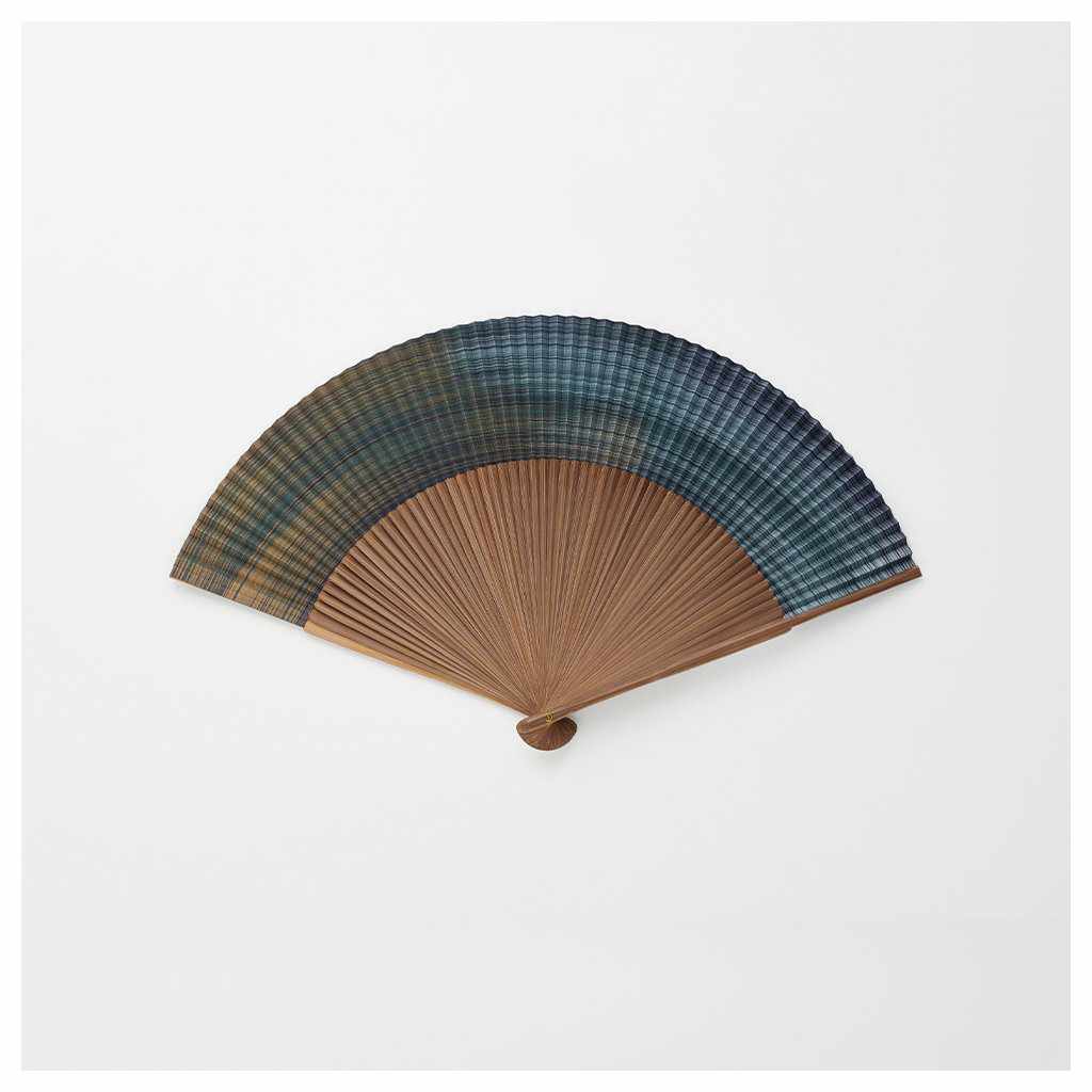 [Hand Fan] Men's Paper Fan Mizusho Brush Pulling 60 Rooms | Kyoto ...