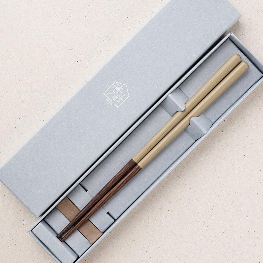 [CHOPSTICKS] WENGE OCTAGON HASHIKURA SEASON01 LIGHT BEIGE (WITH ...