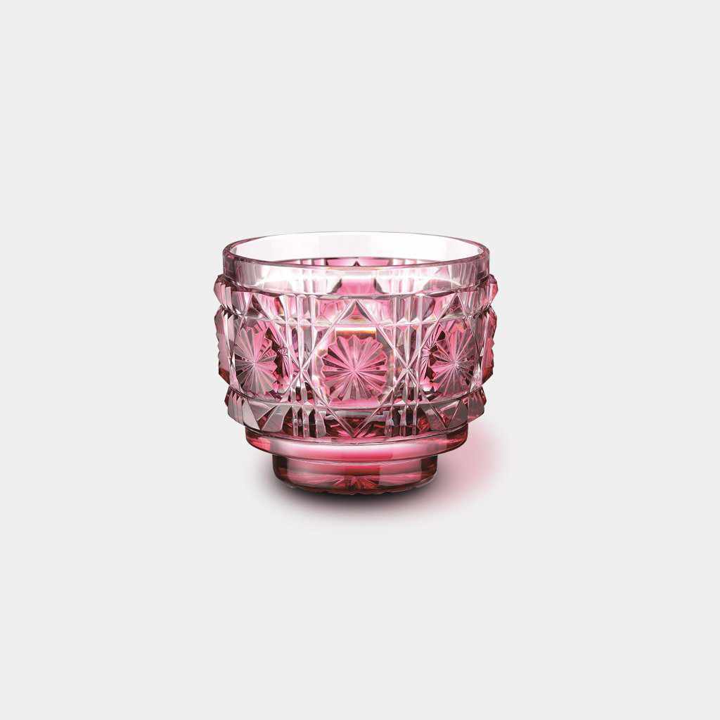 [GLASS] OCHOKO (GOLD RED) IN A PAULOWNIA BOX | SATUMA VIDRO | SATSUMA ...