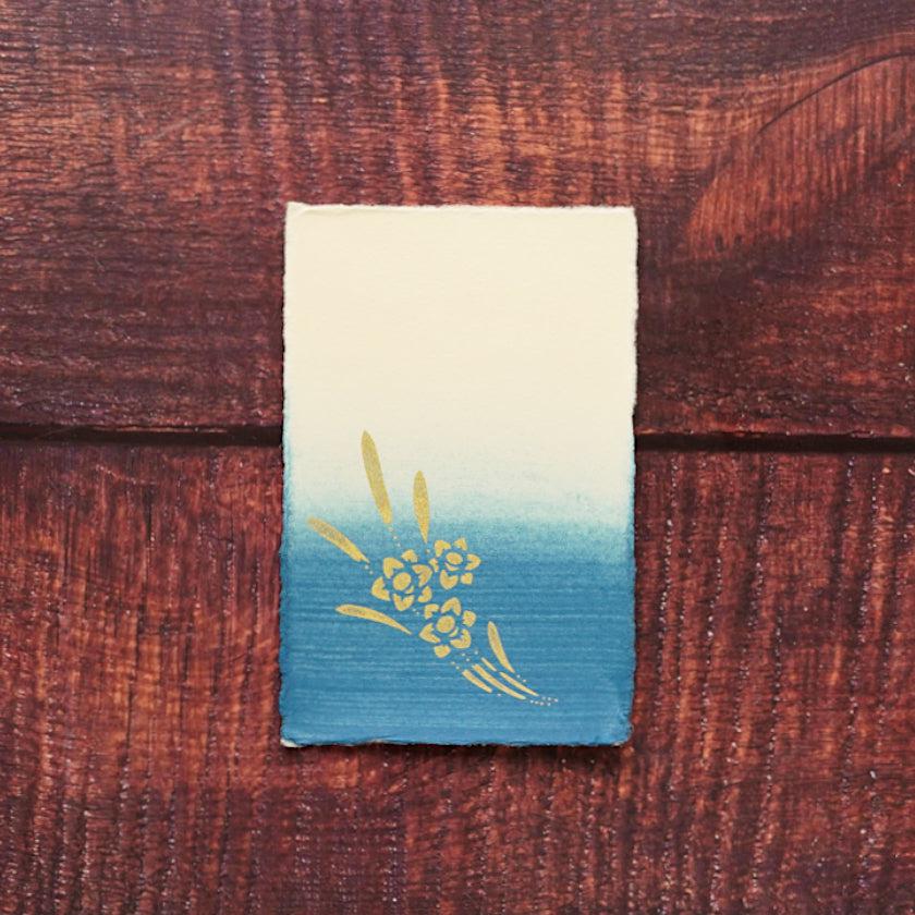 [POST CARDS] NARCISSUS BLUE (3PIECES) | KARAGEN | KARAKAMI ｜Made in ...
