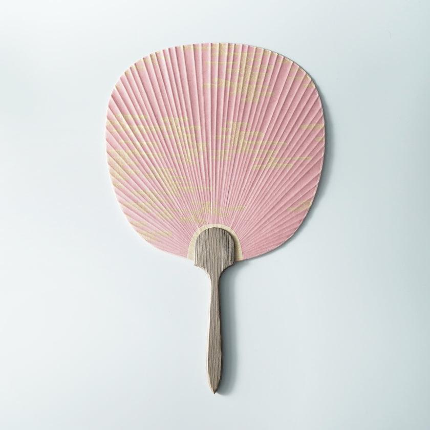 [HAND FAN] UCHIWA CLOUD PINK (L) | KARAGEN | KARAKAMI ｜Made in Japan ...