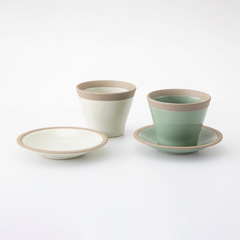 [DISH SETS] POTTERY CUP&TRAY PAIR | HASAMI WARES| SAIKAI TOKI ｜Made in ...