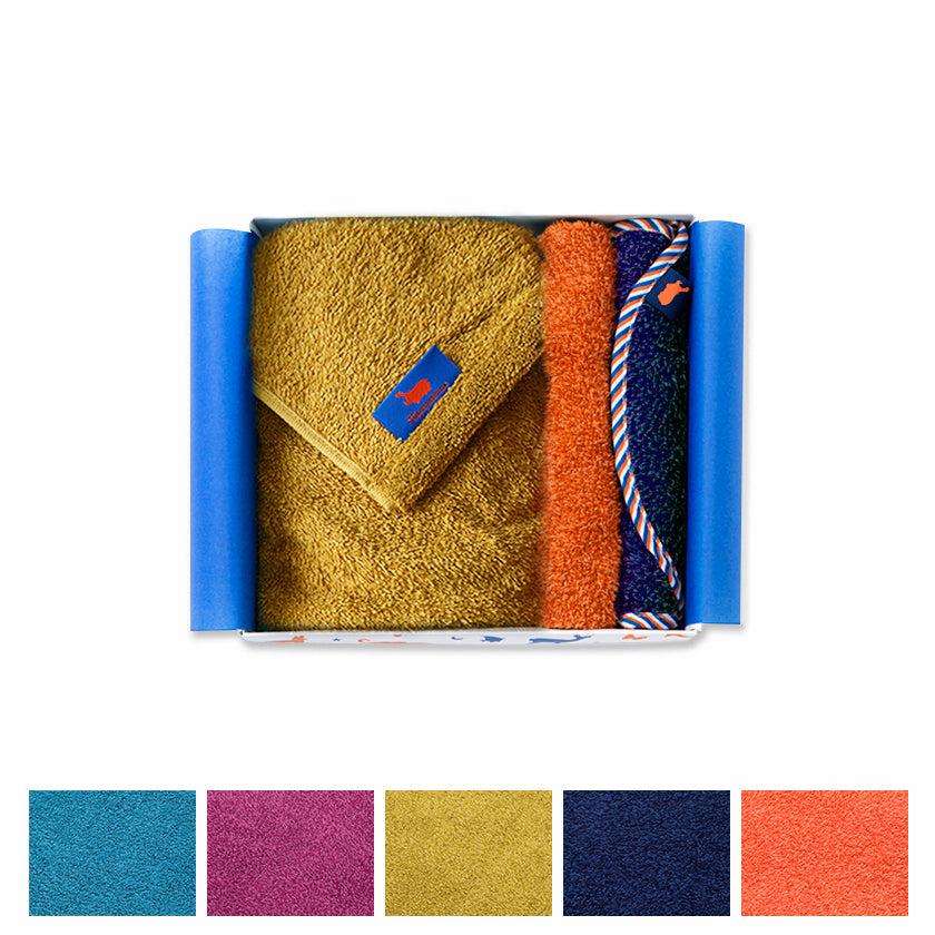 [BABY GIFT SET] TOWEL WITH LOOP×1 / CHIEF TOWEL×1 / BIB×1 | ORGANIC TO ...